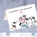 Cow Wedding Card, Printable Cow Cards, Cow Card for Wedding, Cartoon ...