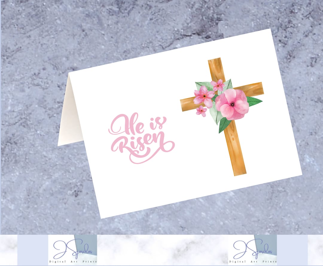 Printable Easter Card, Resurrection Day, Religious Easter Cards ...