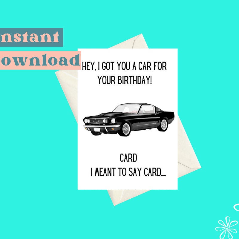 Car Greeting Cards - Etsy