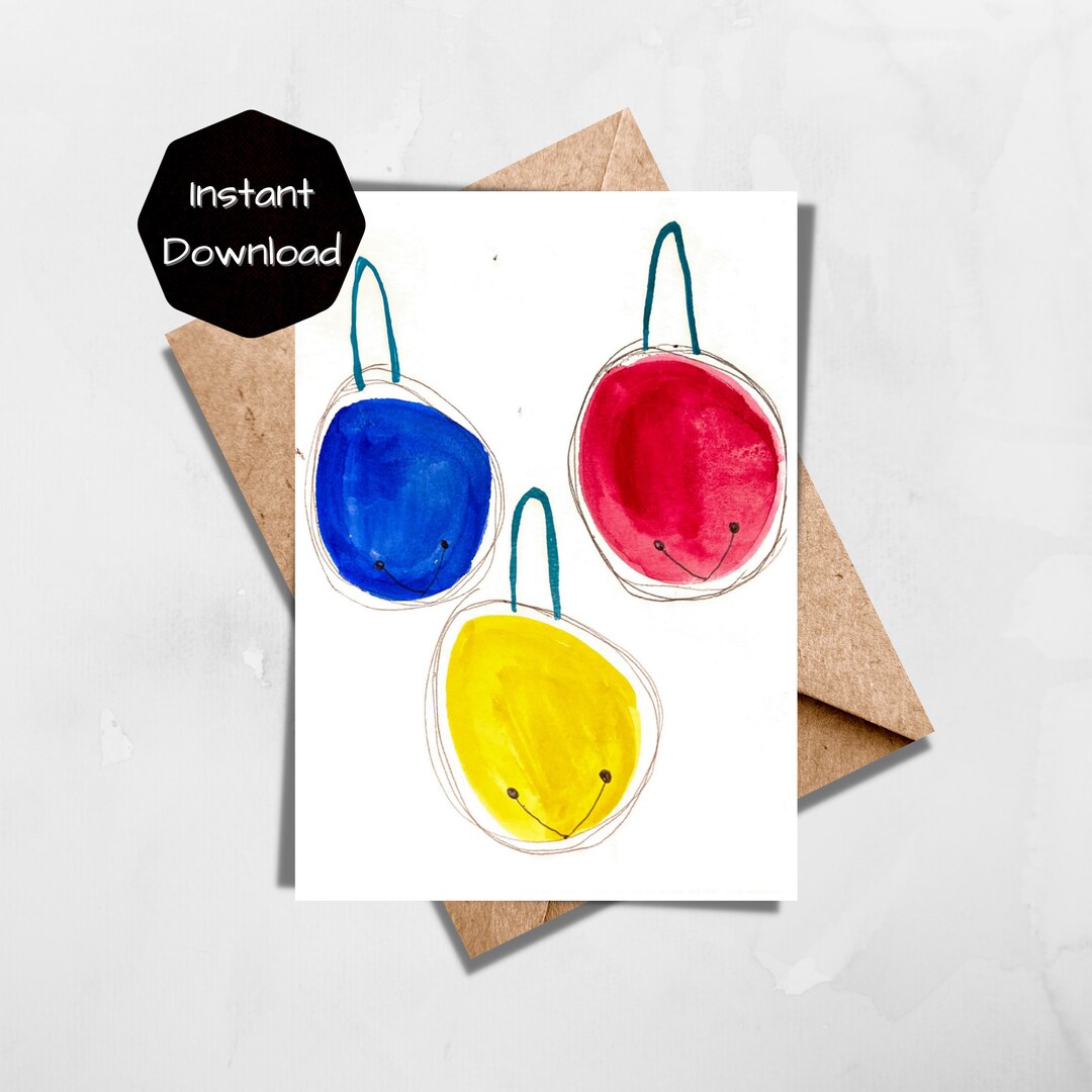 Jingle Bells Christmas Card, Holiday Greeting (printable PDF) - Etsy