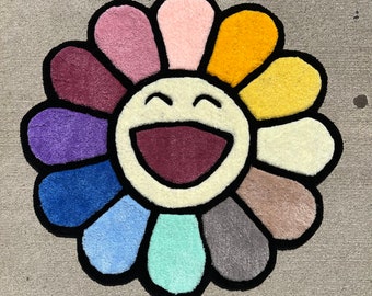 Hypebeast Flower Rug - Etsy