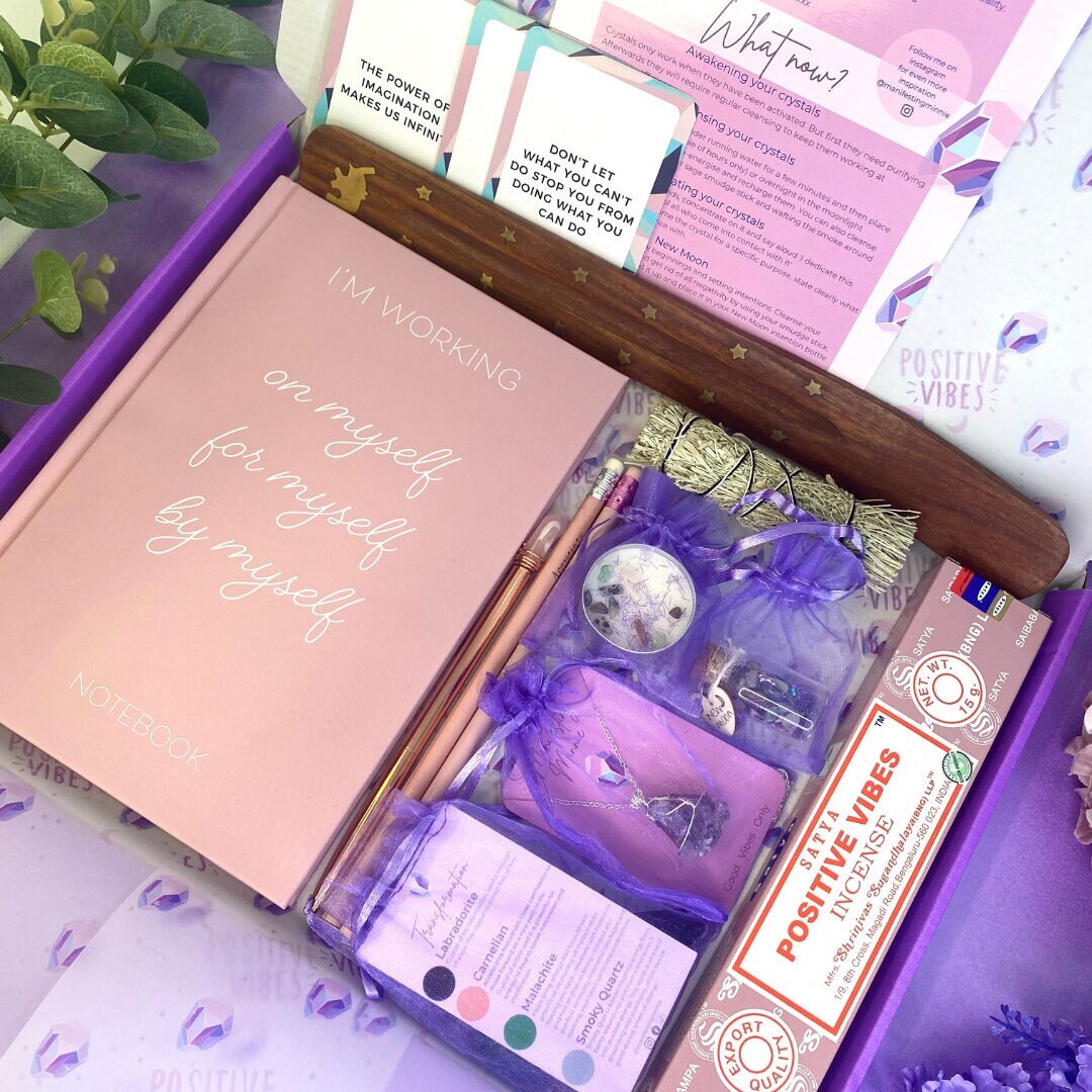 Positivity Box Spiritual Box Self Care Gift Box Positive - Etsy