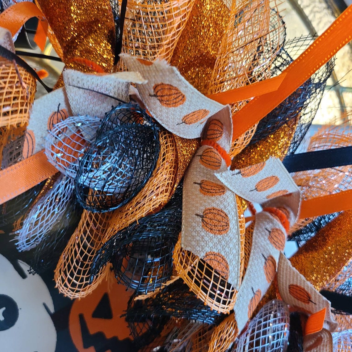 Scarecrow Sam Wreath Trick 'r Treat Sam - Etsy