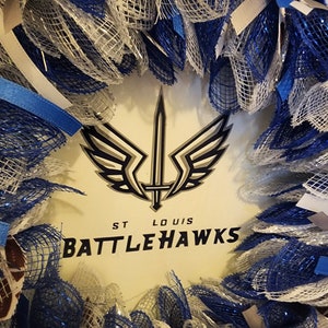 St. Louis Battlehawks Wreath, STL Battlehawks - Etsy