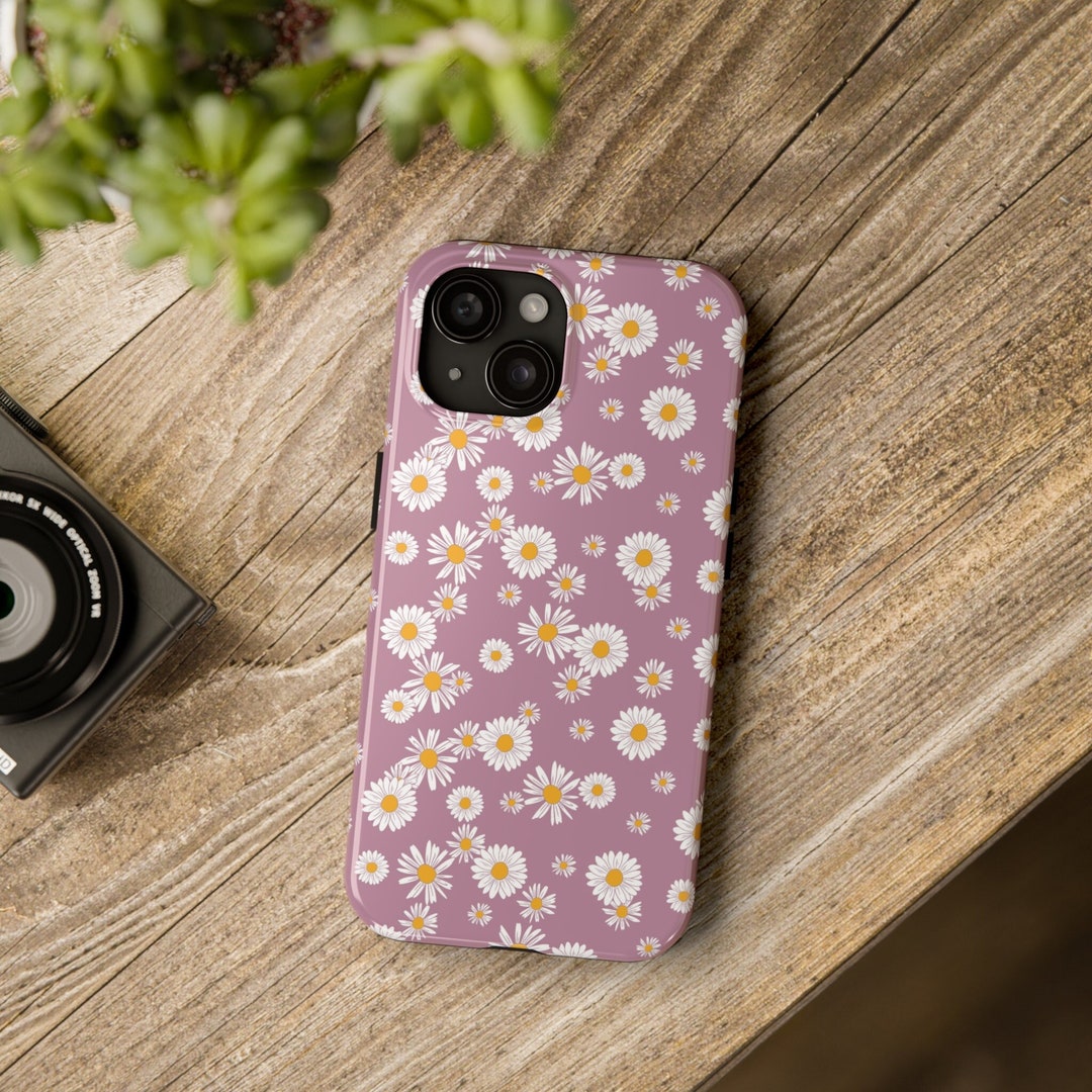Cottage Core Cute Flower Phone Case, Retro Daisy Phonecases, Trendy ...