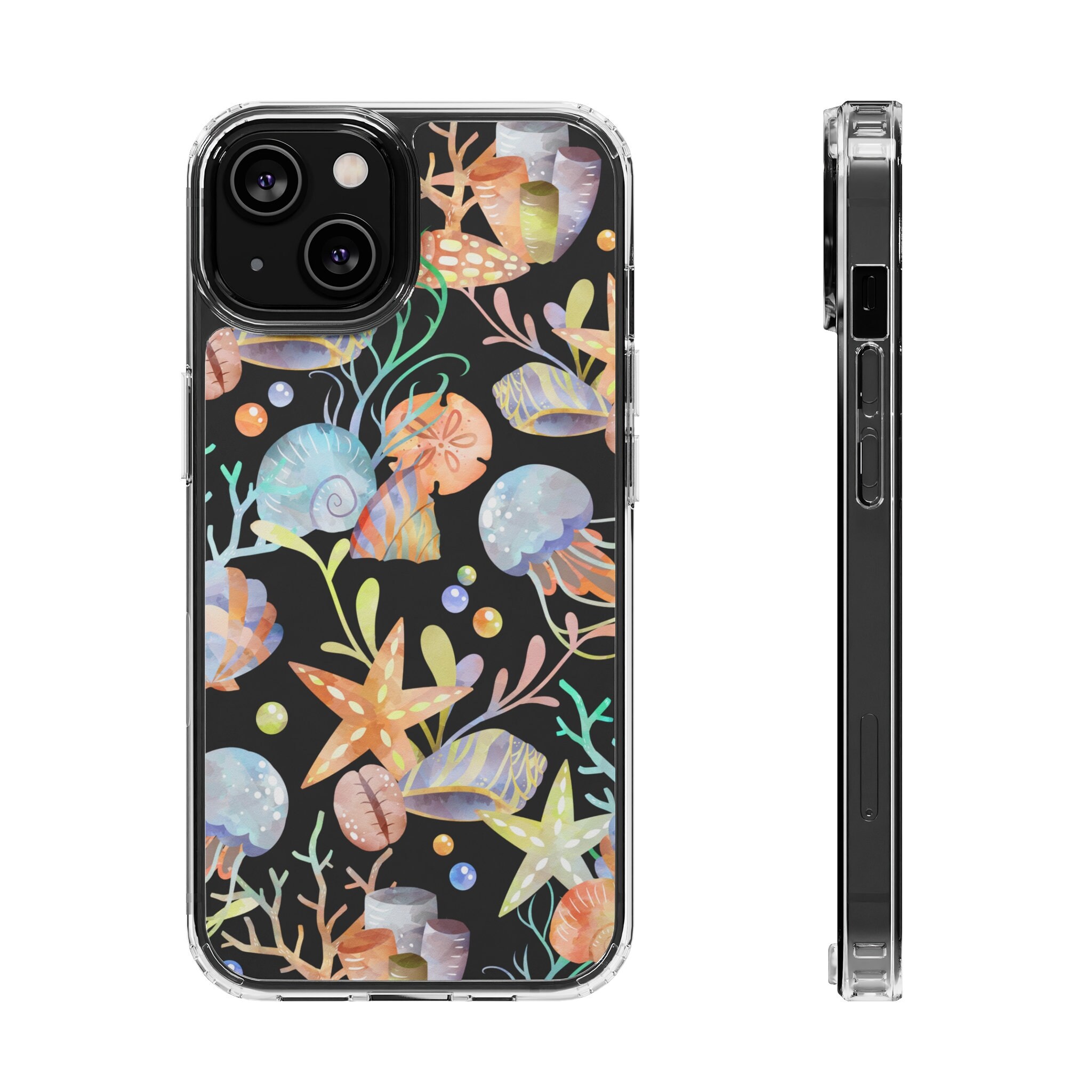 Seashell Phone Case, Beach Phone Case, Clear Phone Cases, Ocean ...