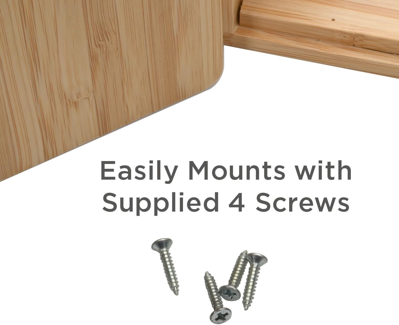 Bamboo Under Desk Drawer: Mountable Office Supply Storage - Etsy