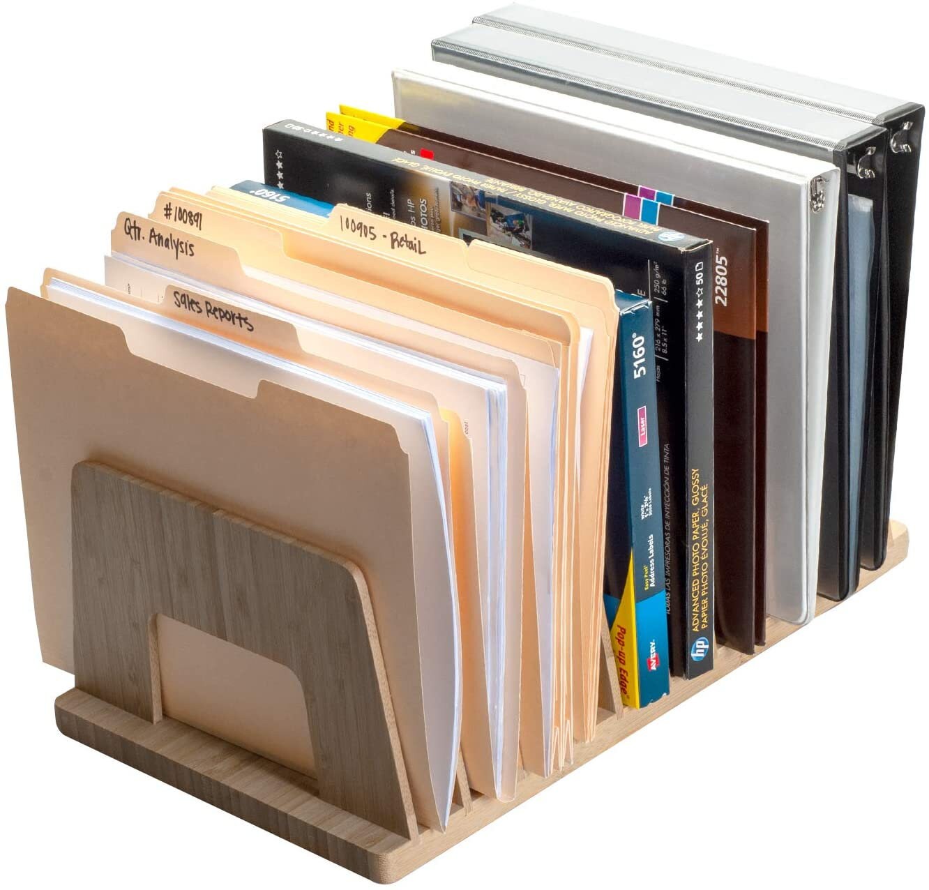 Mobilevision Bamboo Device Organizer for Smartphones, Tablets and ...