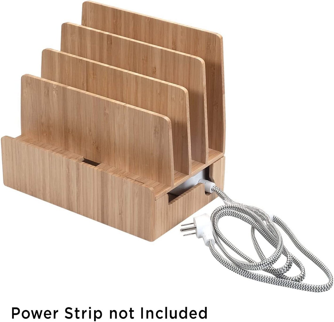 Mobilevision Charging Station Stand Combo With Bamboo Drawer - Etsy