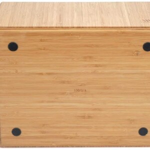 Mobilevision Bamboo Storage Box Multi-purpose Organizer, 14” X 11” X 6. ...