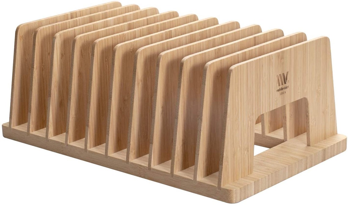 Mobilevision Bamboo Device Organizer for Smartphones, Tablets and ...
