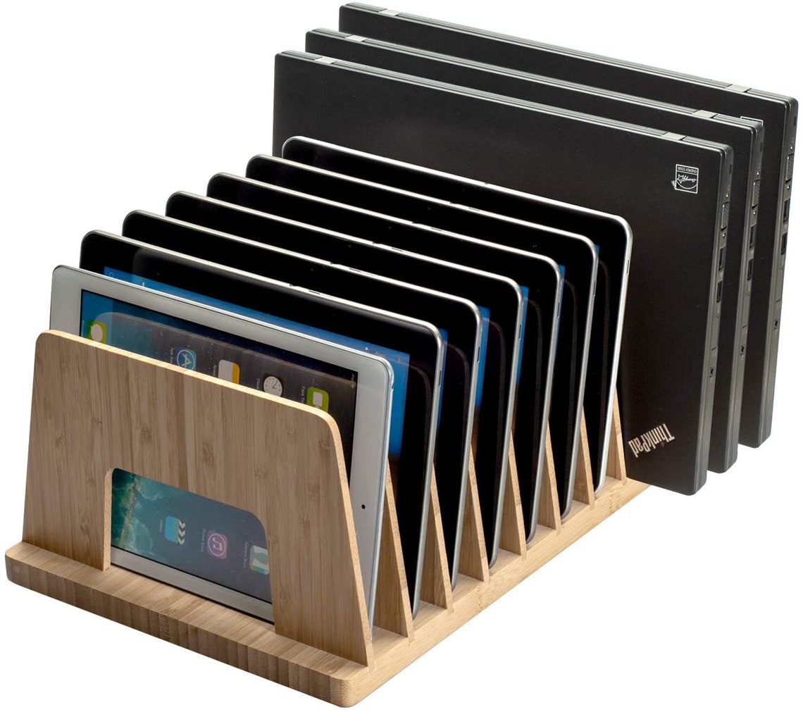 Mobilevision Bamboo Device Organizer for Smartphones, Tablets and ...