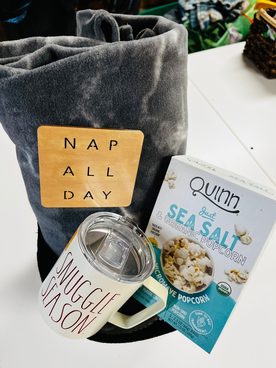 Cozy Snuggle & Chill Gift Basket Comfort and Fireplace Items - Etsy