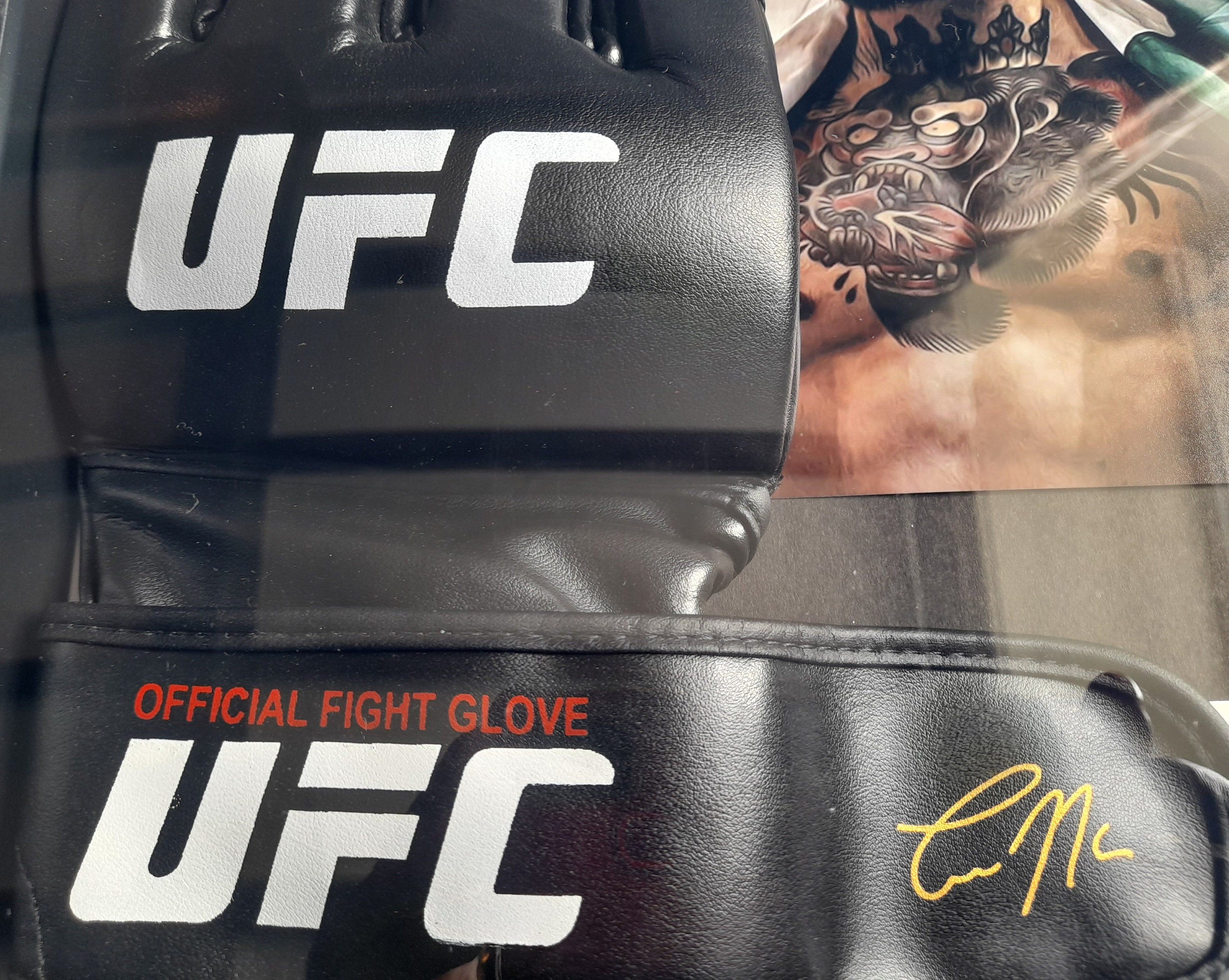 3D Box Frame Wall Art UFC Conor Mcgregor With Glove Xmas/christmas Gift ...