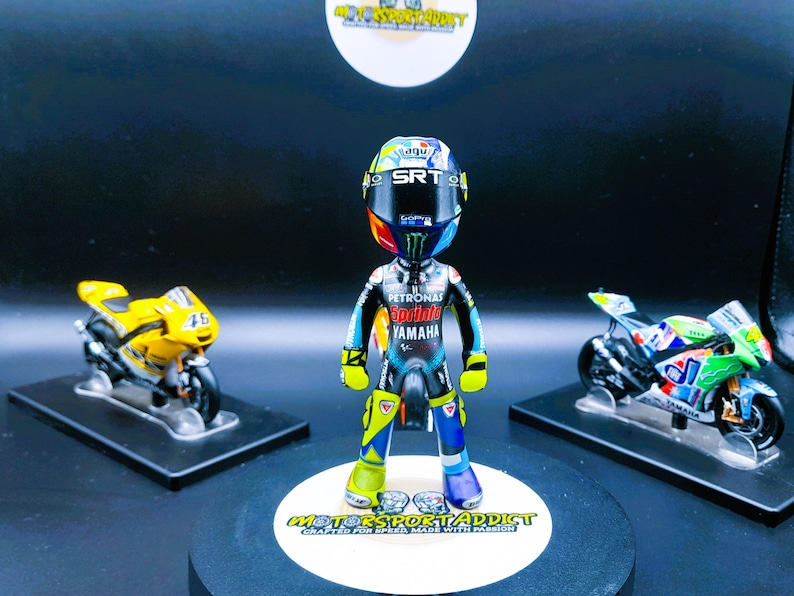 Handmade Moto-gp Rider Figure Artwork Biker Gift - Etsy