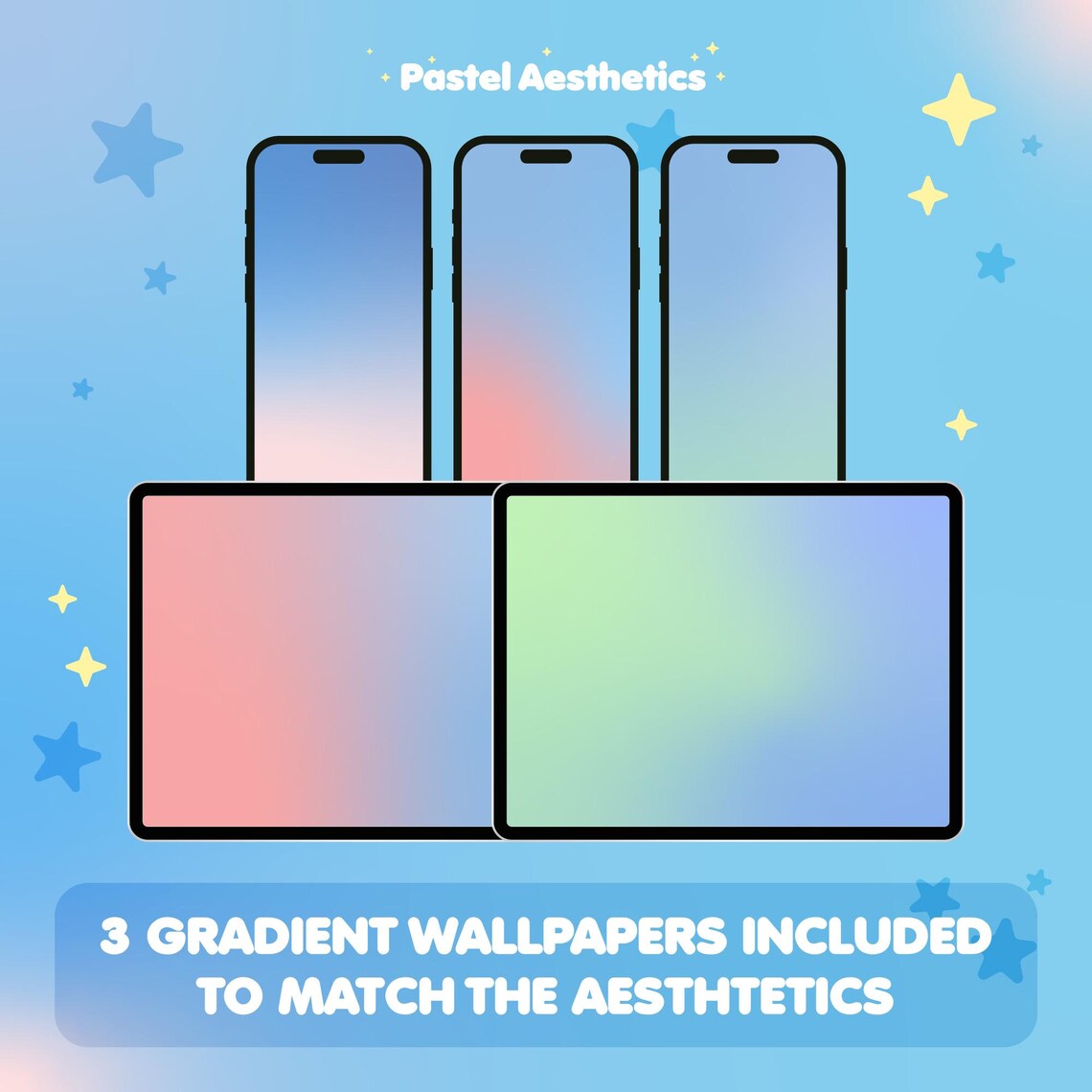 Hand-drawn Pastel Icons - Aesthetic Study and Productivity App Icons ...