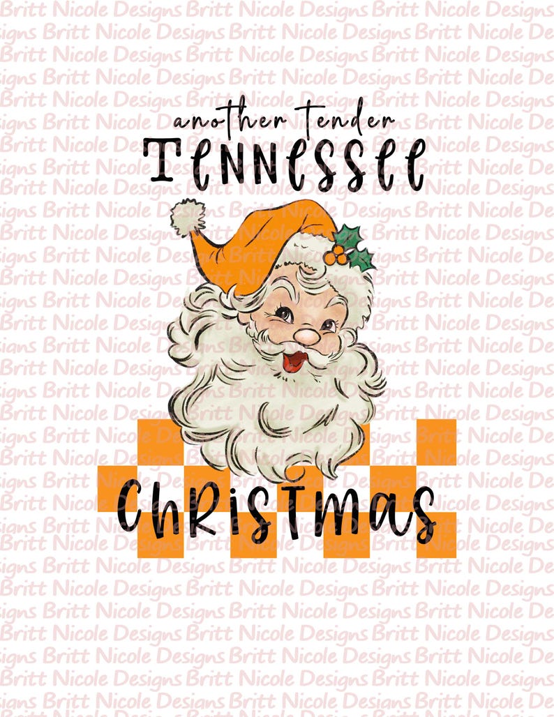 Santa Clause TN, PNG FILE - Etsy