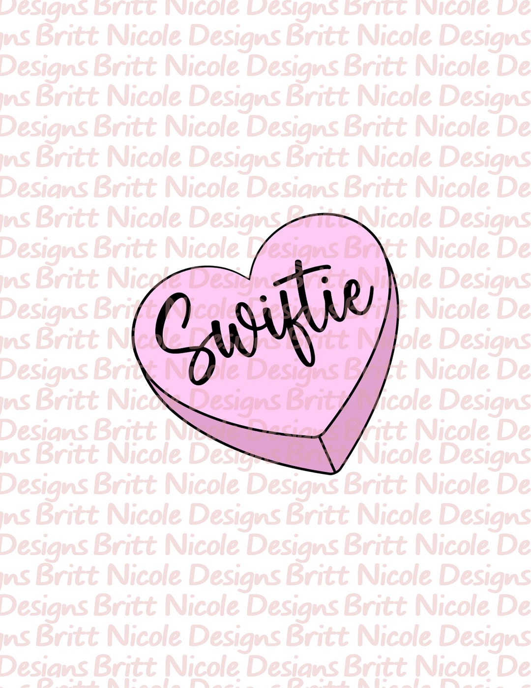 Swiftie Heart PNG File, Instant Download - Etsy