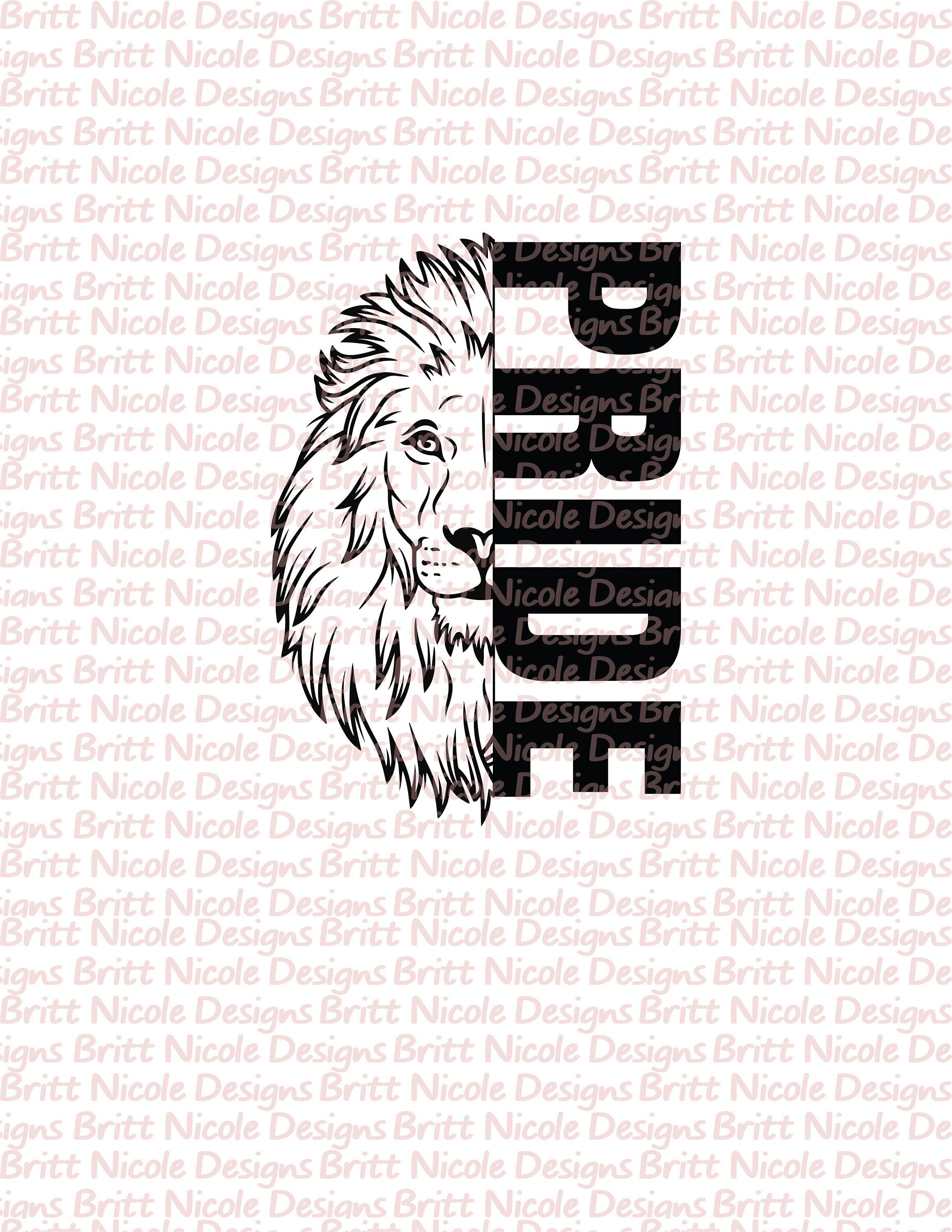Lion Pride PNG, School Mascot PNG - Etsy