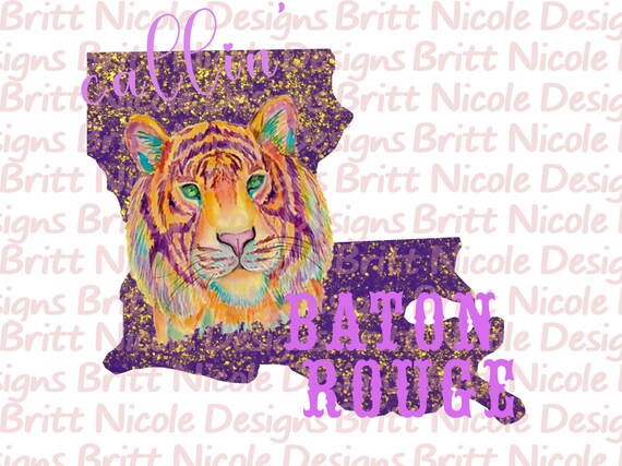 Callin' Baton Rouge PNG File LSU File - Etsy