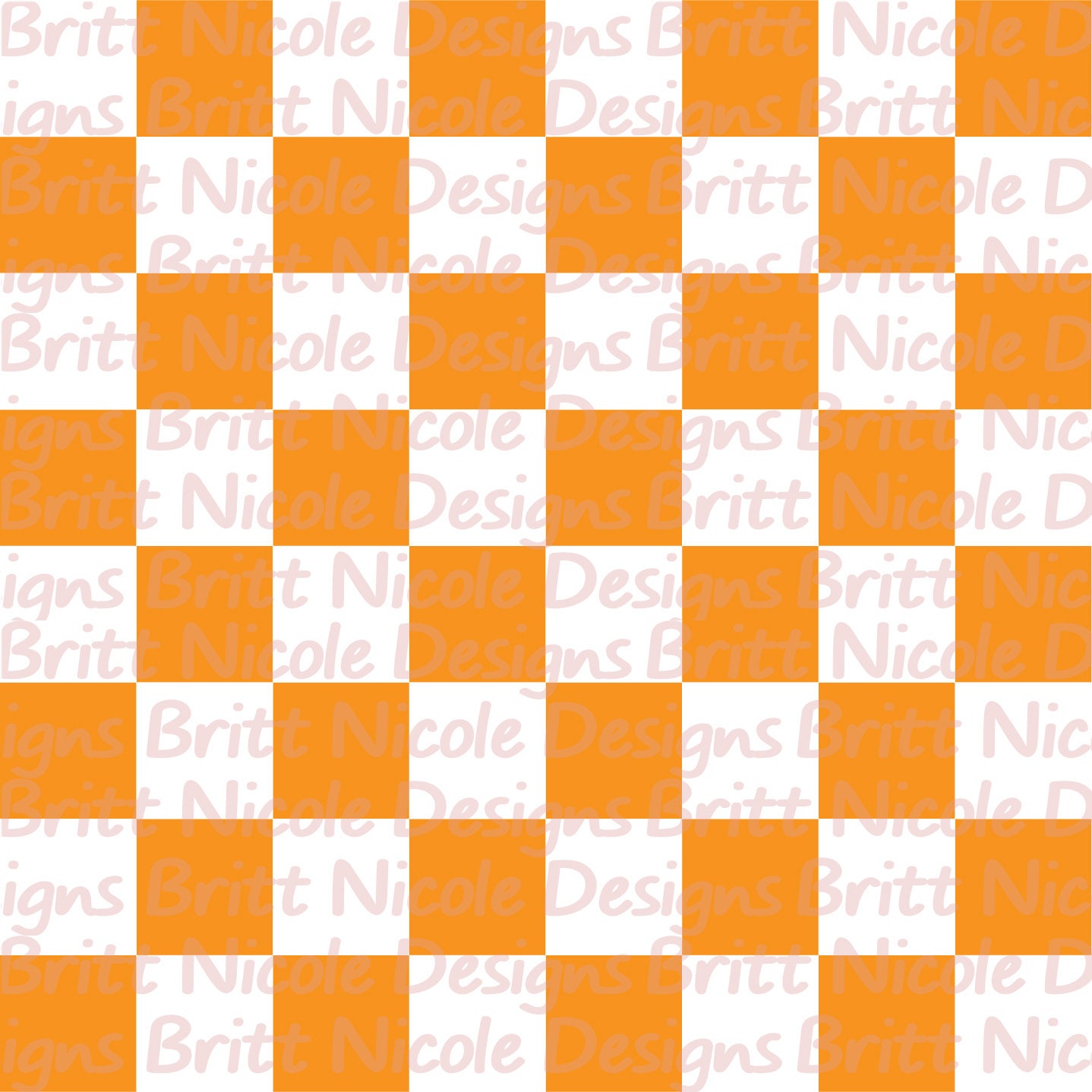 Orange Checkered Pattern, Digital Download, PNG File - Etsy