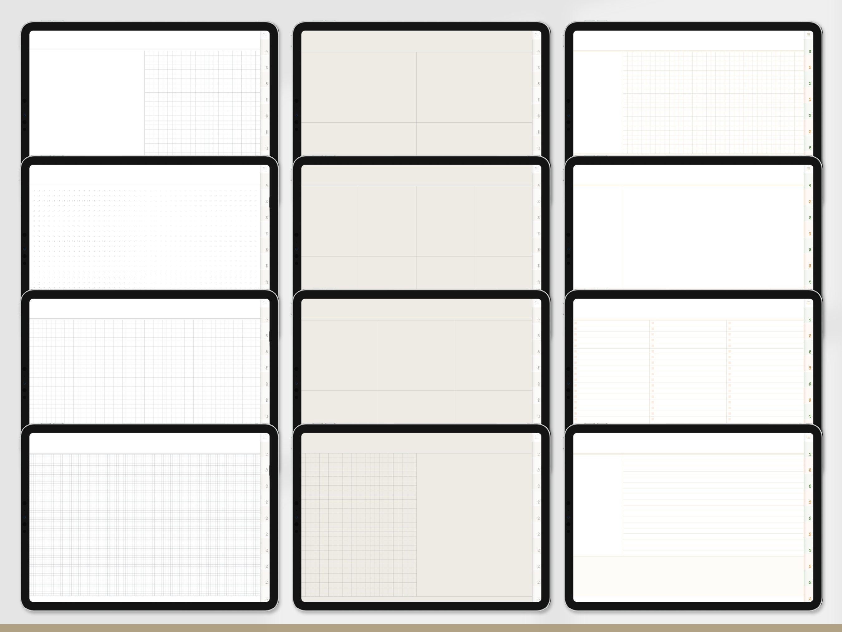 Digital Landscape Note Taking Templates, Goodnotes Notebook, Cornell ...