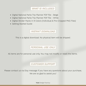 Digital National Parks Travel Planner, iPad Travel Journal, Goodnotes ...