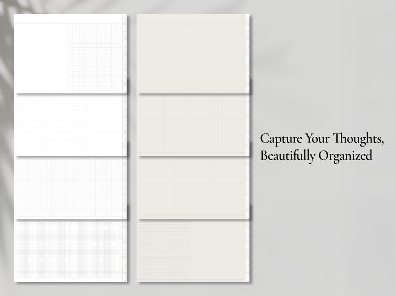 Digital Landscape Note Taking Templates, Goodnotes Notebook, Cornell ...