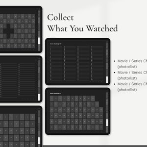 Digital Movie Planner, iPad TV Show Planner, Goodnotes Template ...