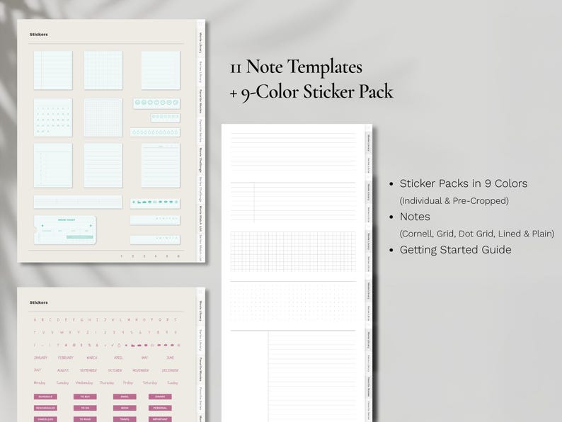 Digital Movie Planner, iPad TV Show Planner, Goodnotes Template ...