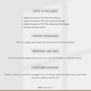 Digital Portrait Note Taking Templates, Goodnotes Notebook, Cornell ...