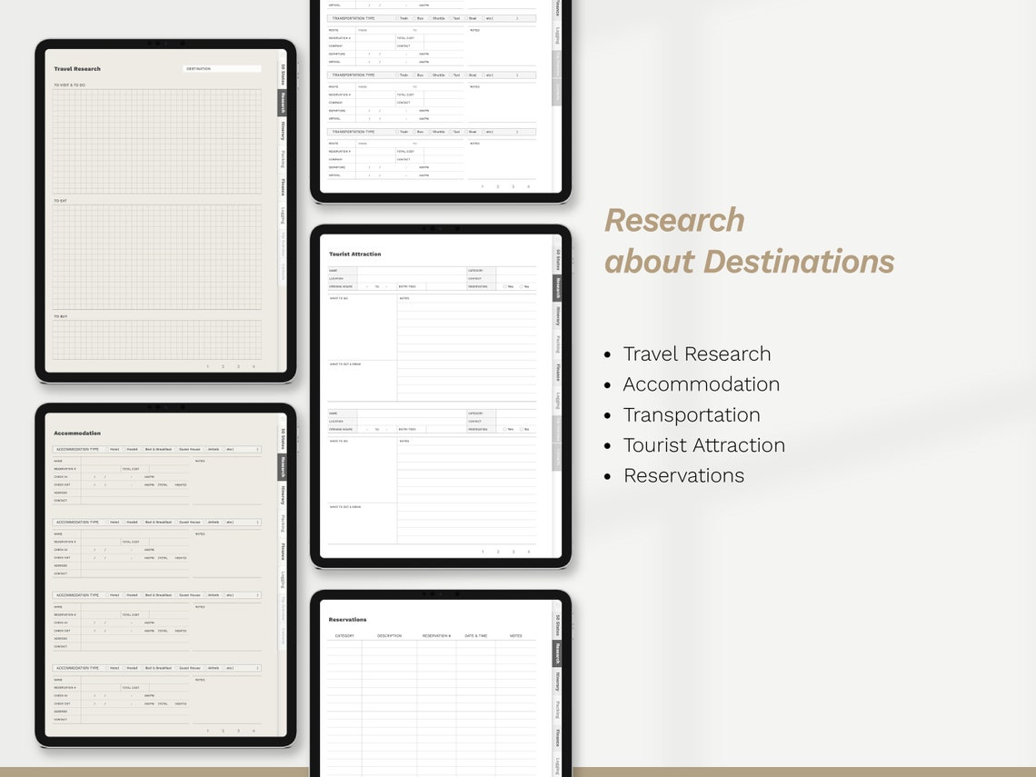 Digital USA Travel Planner, 50 States Challenge Map, iPad Travel ...