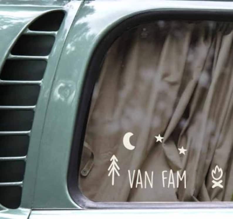 Custom Camper Van Caravan Name Sticker - Etsy UK