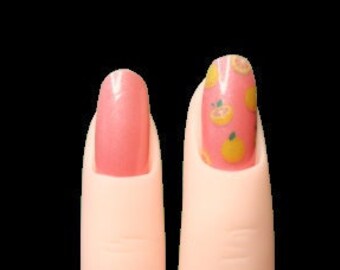 Pink Lemonade Nails - Etsy