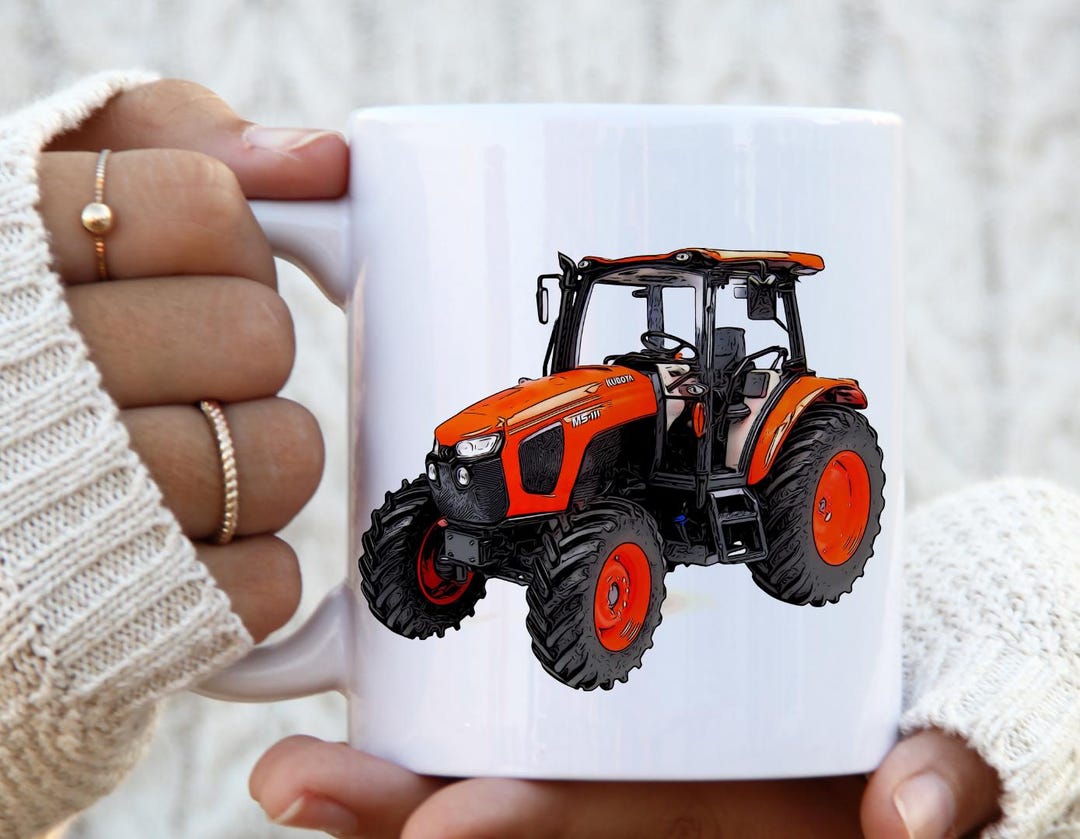 Kubota Tractor Mug - Etsy