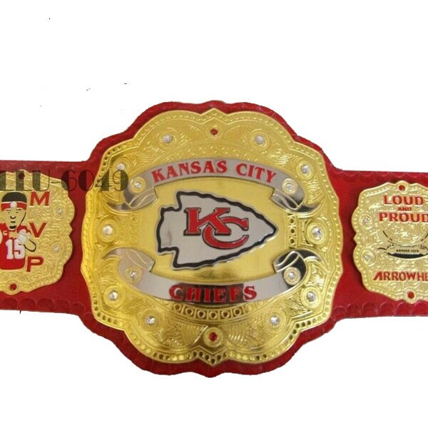 Kansas City Chiefs Title Belt - Etsy