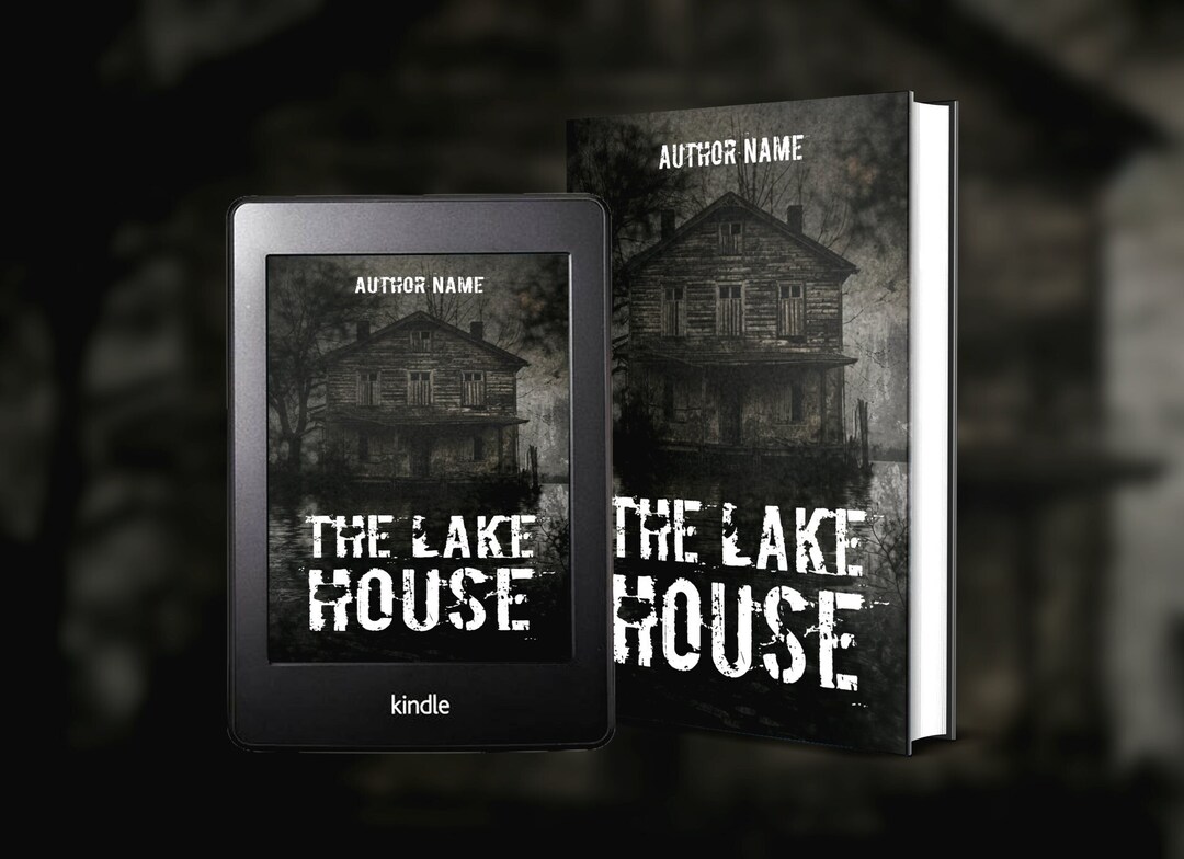 Pre-made EBOOK COVER, Premade Design, Customizable Titles, Horror ...