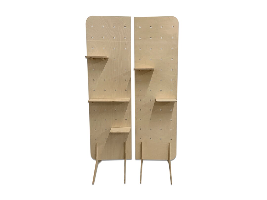Double Market Stall Pegboard Craft Fair Pegboard Market - Etsy
