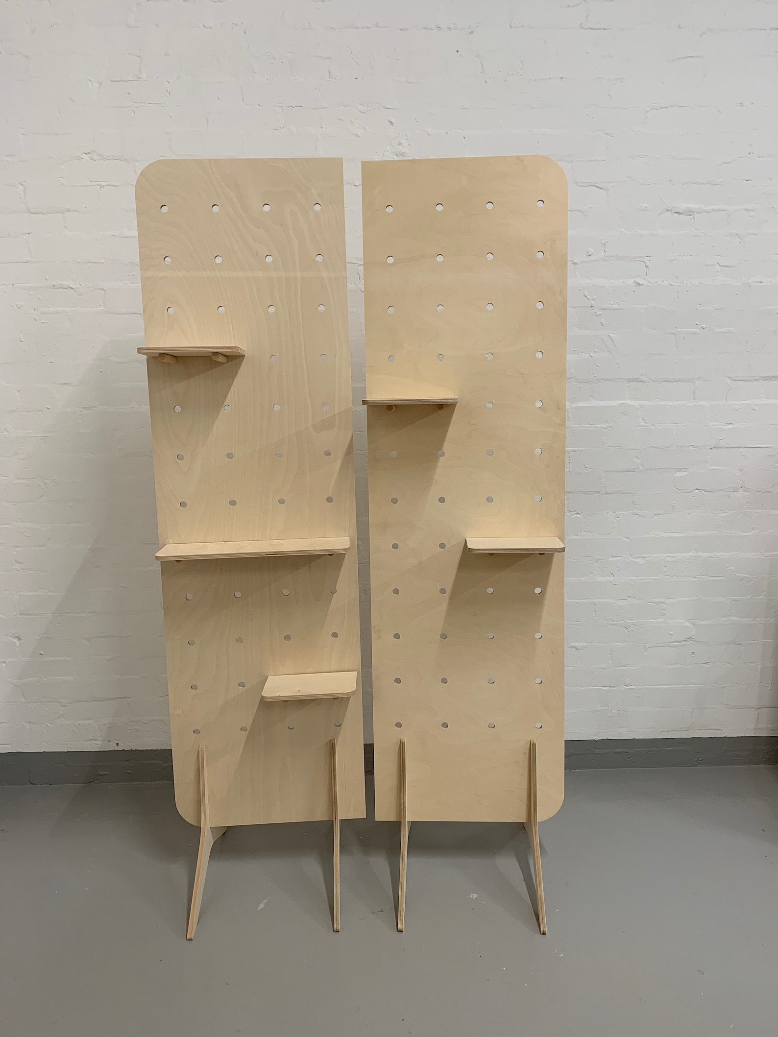 Double Market Stall Pegboard Craft Fair Pegboard Market - Etsy