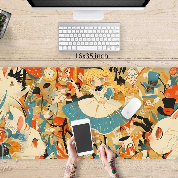 Alice in Wonderland Computer Mat - Etsy