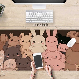 Lo-fi Vaporwave Retro Game Arcade Anime XXL Desk Mat RGB, Cute Pastel ...