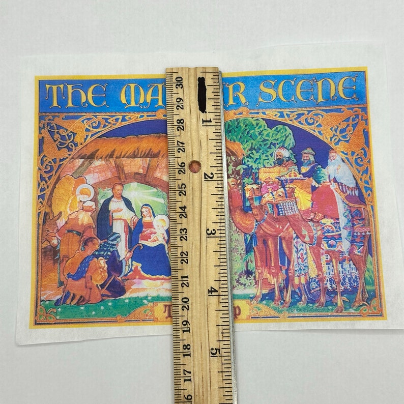 Decoupage Rice Paper, Religious Art, Church, Alter, Christmas Nativity ...
