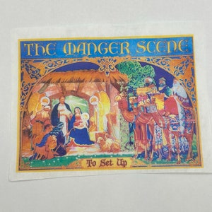 Decoupage Rice Paper, Religious Art, Church, Alter, Christmas Nativity ...