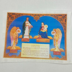Decoupage Rice Paper, Religious Art, Church, Alter, Christmas Nativity ...