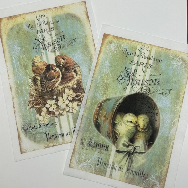 Chicken Decoupage Paper - Etsy