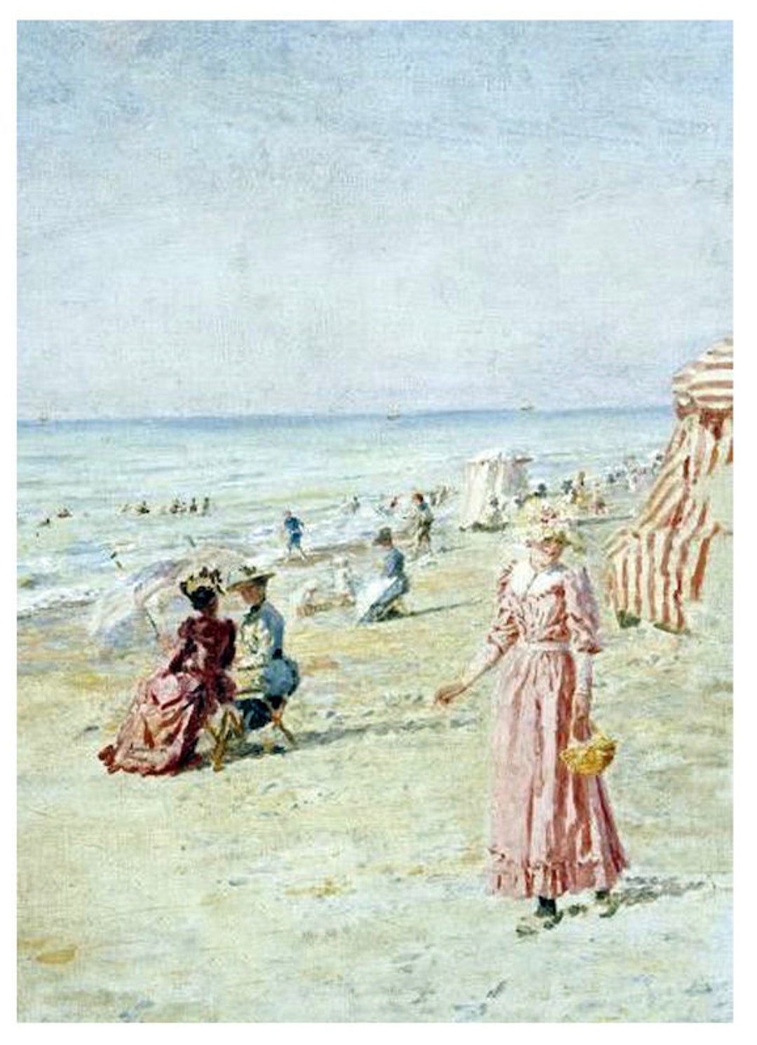 Decoupage Paper, Rice Paper, Tissue Paper, Crafts, Beach Scene ...