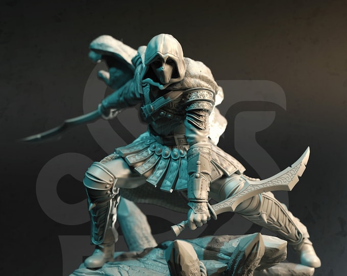Master Assassin Rogue Miniature, Great for Dnd, Tabletop Gaming and ...