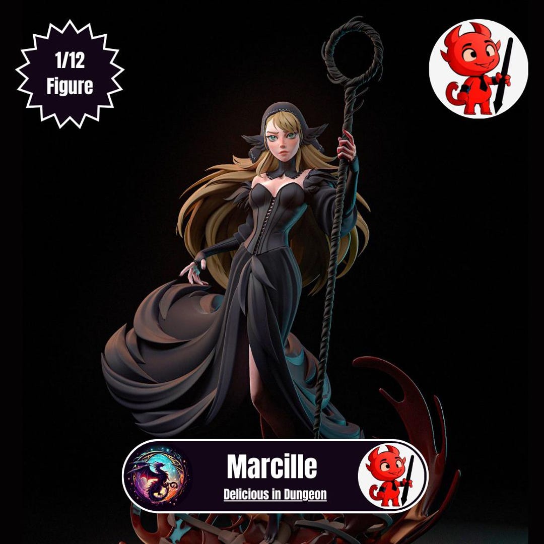 Marcille - High Quality Fanart Model for Painting and Display | Fanart ...