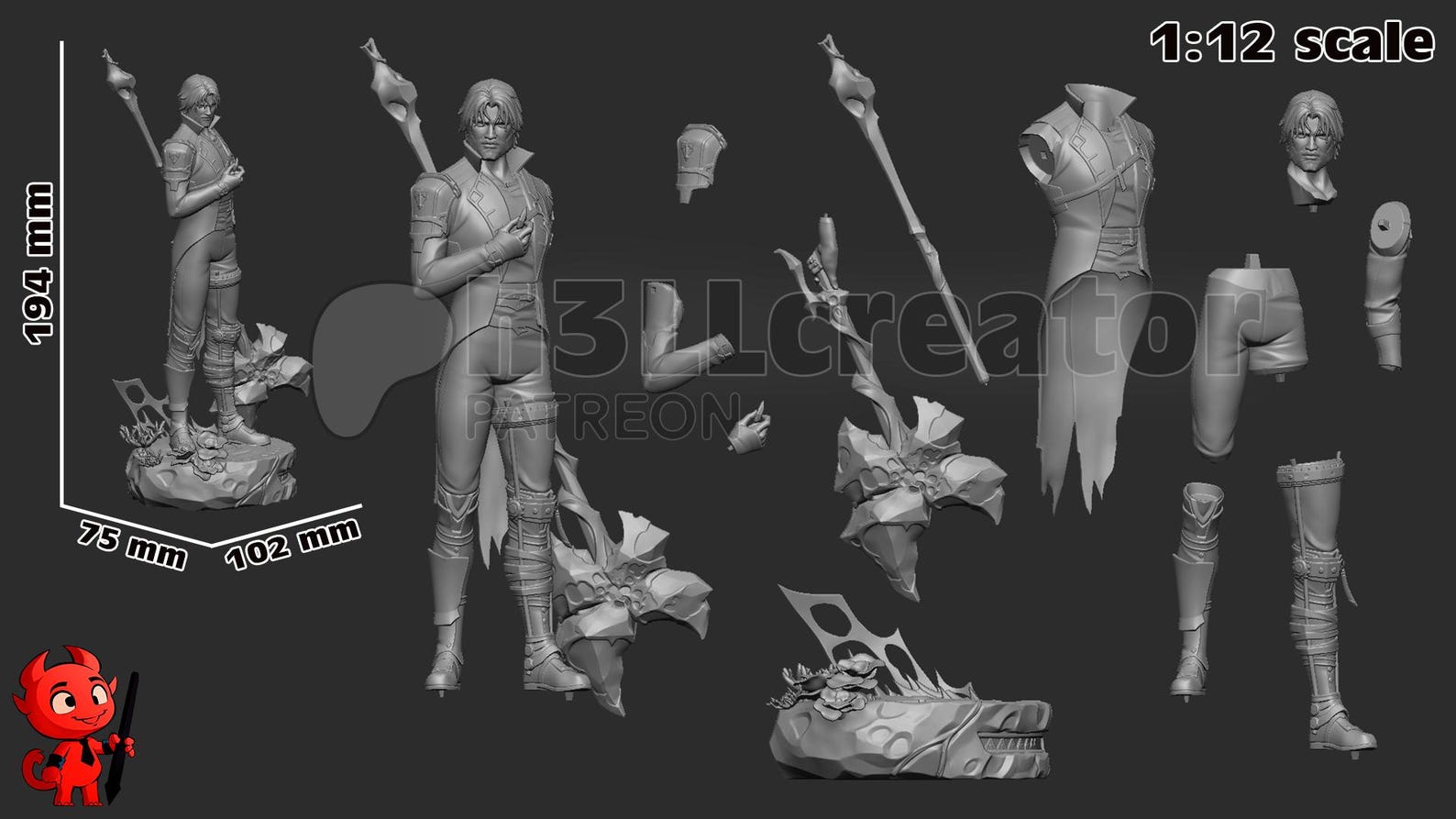 Jayce - High Quality Fanart Model for Painting and Display | Fanart by ...