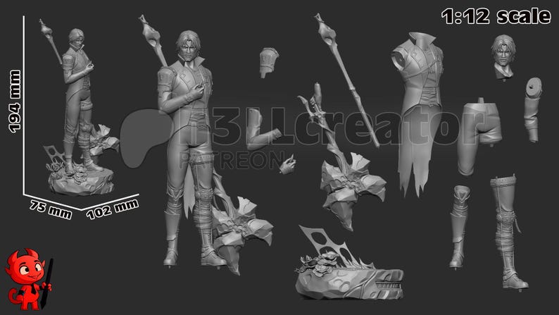 Jayce - High Quality Fanart Model for Painting and Display | Fanart by ...